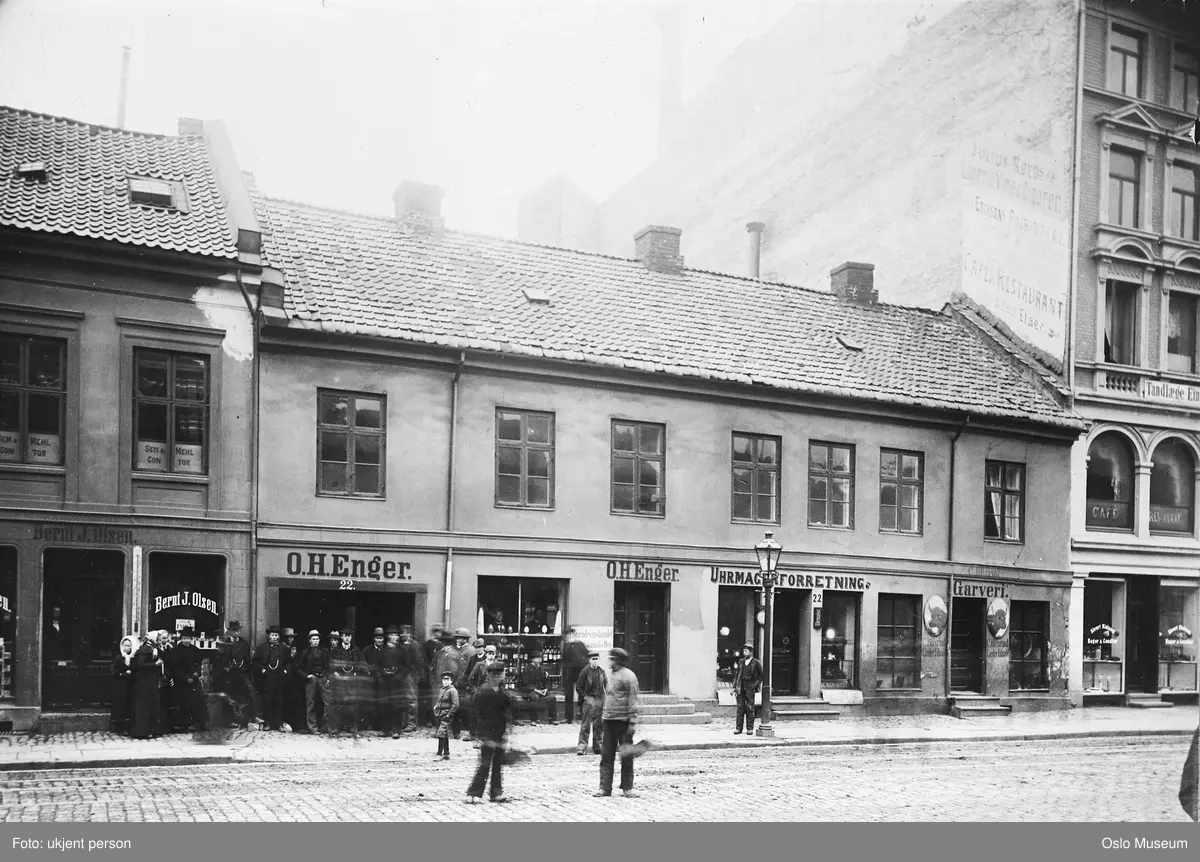 Storgata 22. - Oslo Museum / DigitaltMuseum
