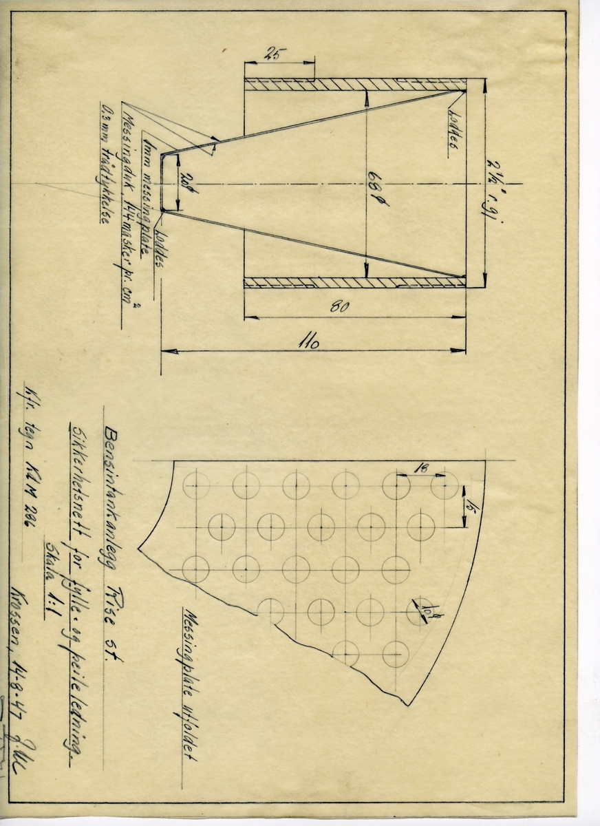 Arbeidstegning - Vest-Agder-museet / DigitaltMuseum