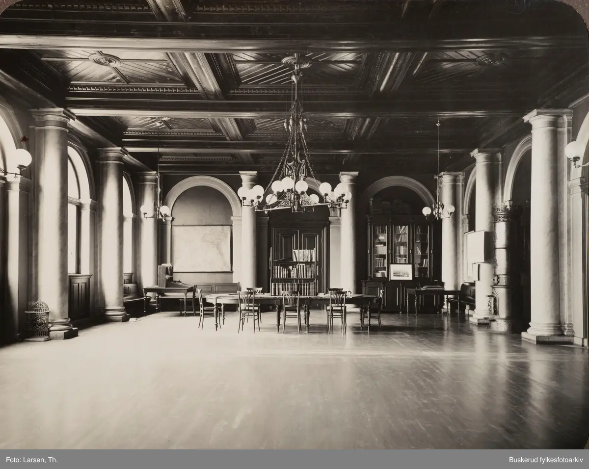 Drammen Interiør fra Drammens børs. Var en varebørs i Drammen etablert ...